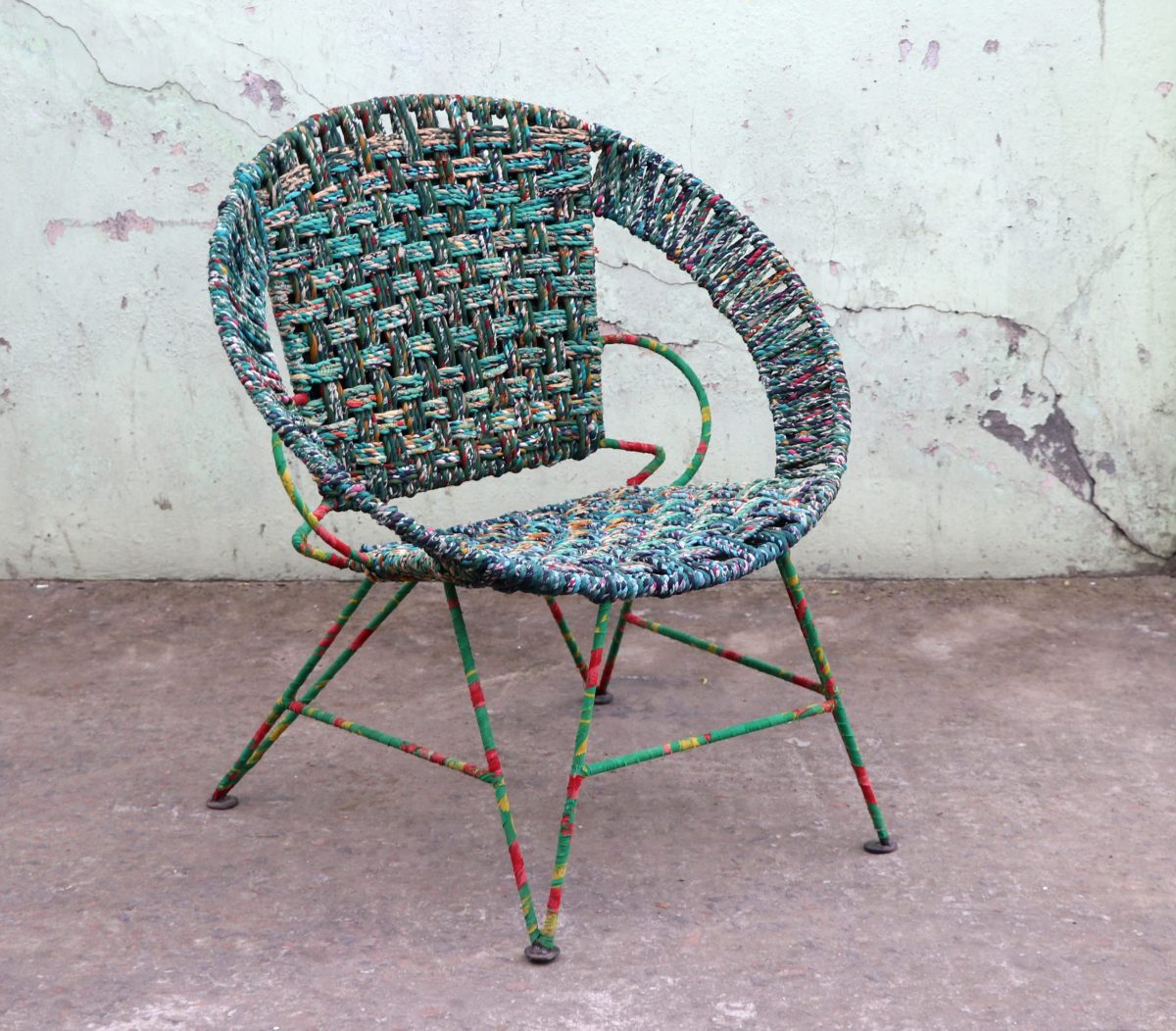 Recycled Sari Chair - BeshiDeshi