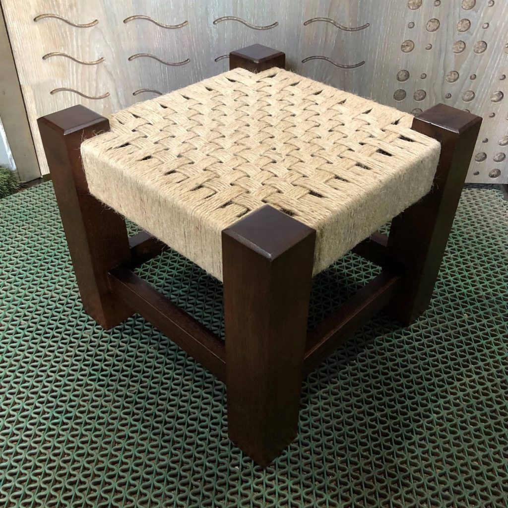 Wooden Stool with Jute String - Beshi Deshi