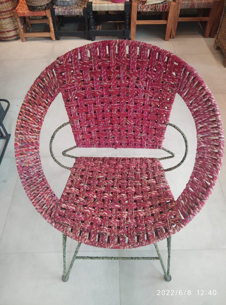 Recycled Sari Chair - BeshiDeshi