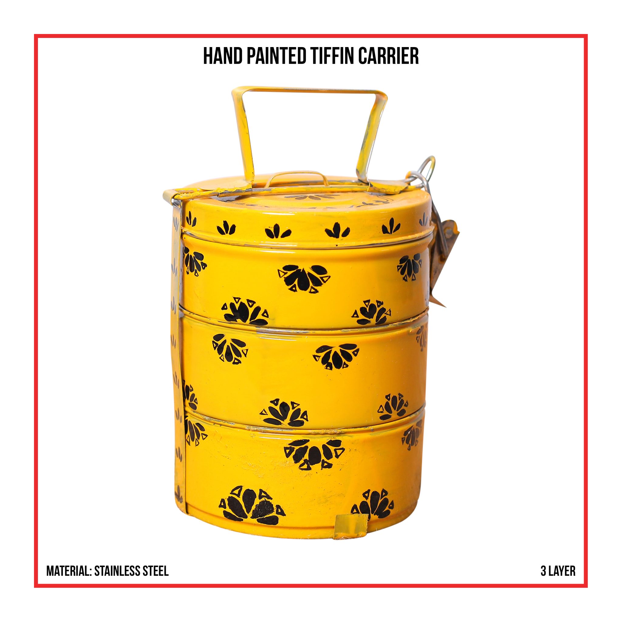 Hand Painted Tiffin carrier - Beshi Deshi