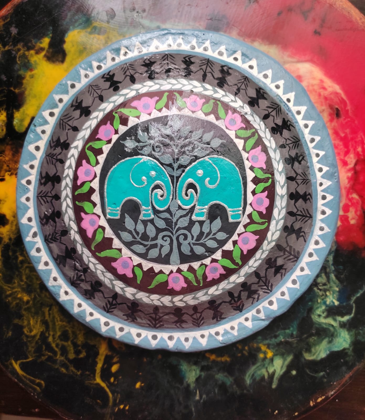 Hand Painted Matir Shora - BeshiDeshi
