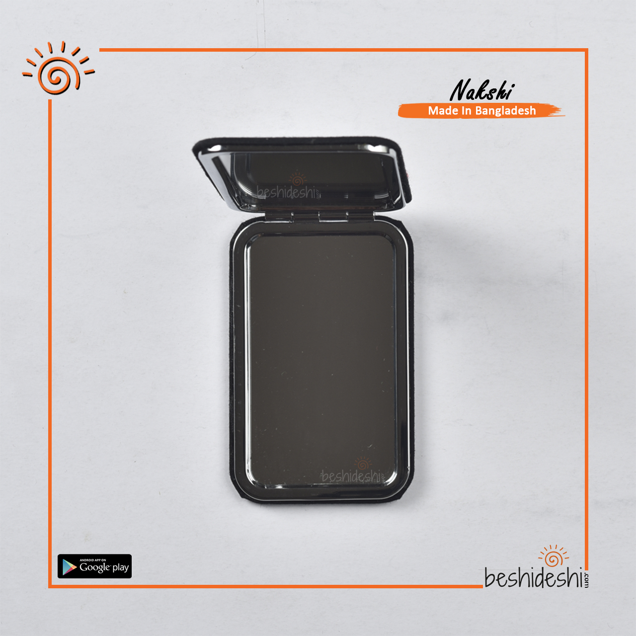 Bonoful Rectangular Nakshi Mirror - BeshiDeshi