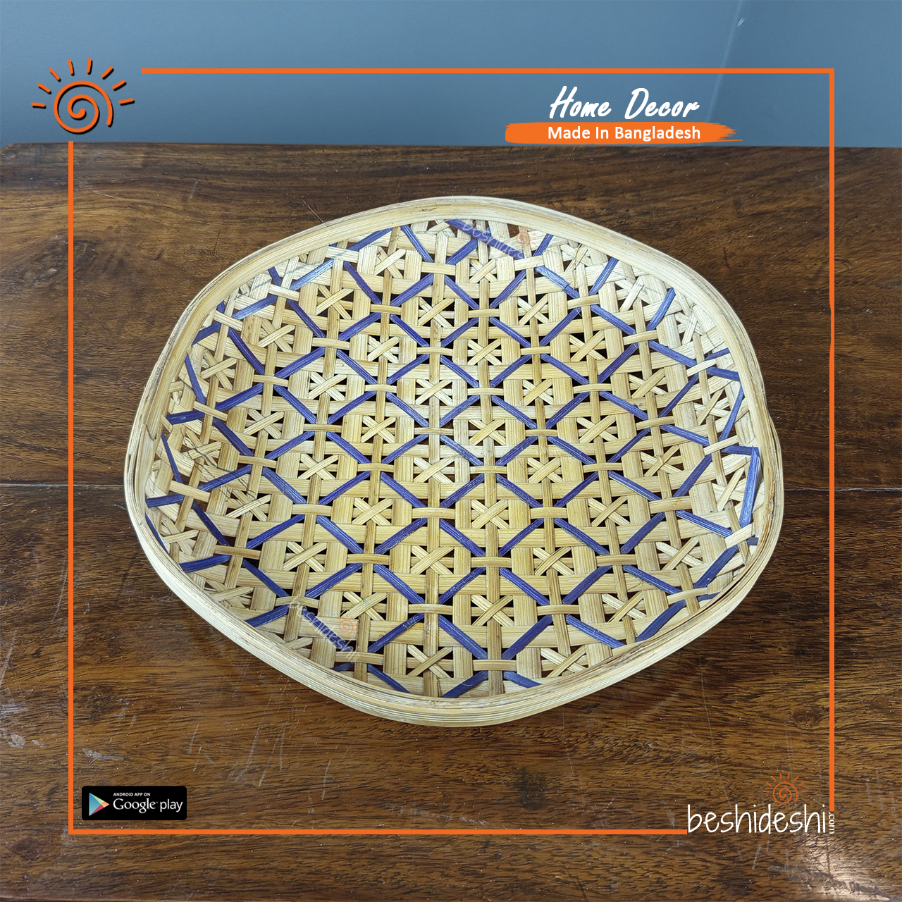 Bamboo Hexagon Jhapi - BeshiDeshi