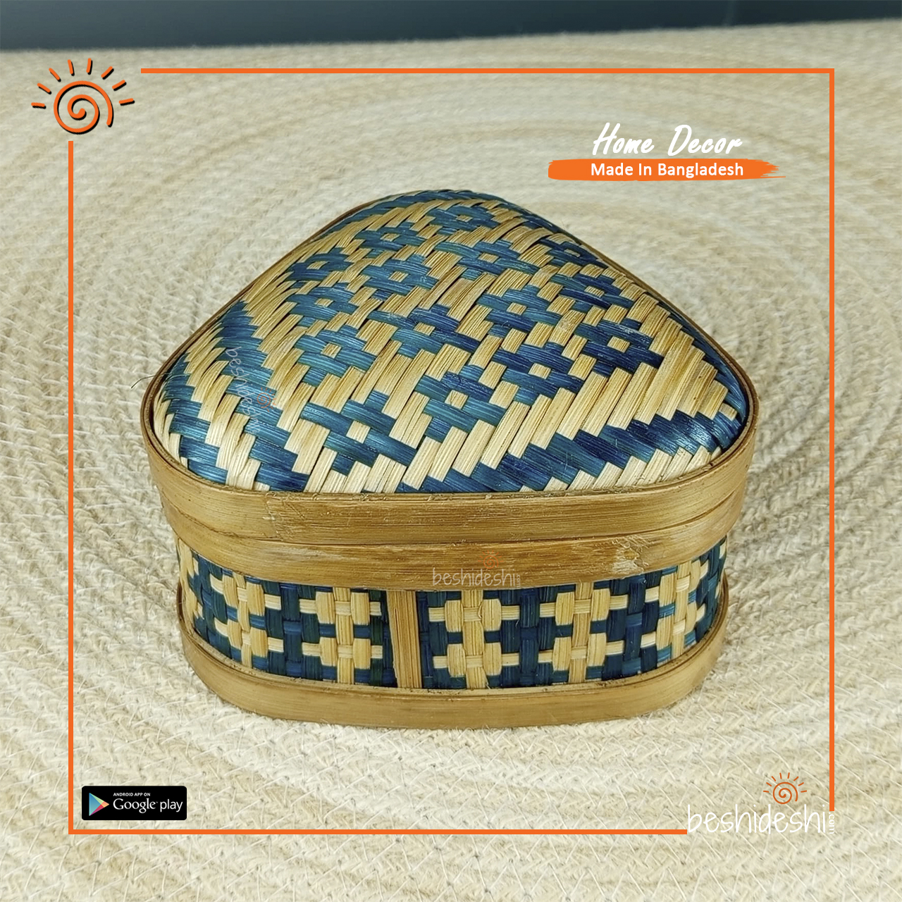 Bamboo Triangle Jewelry Box - BeshiDeshi