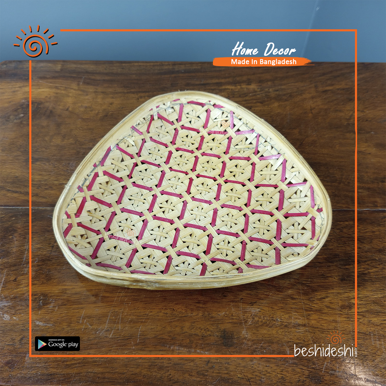 Bamboo Triangle Jhapi - BeshiDeshi