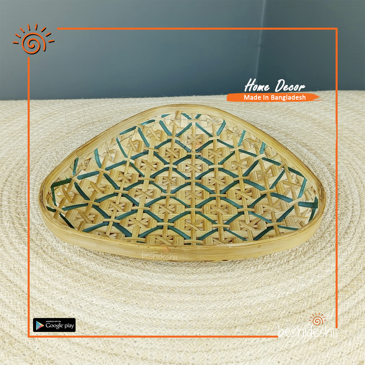 Bamboo Triangle Jhapi - BeshiDeshi